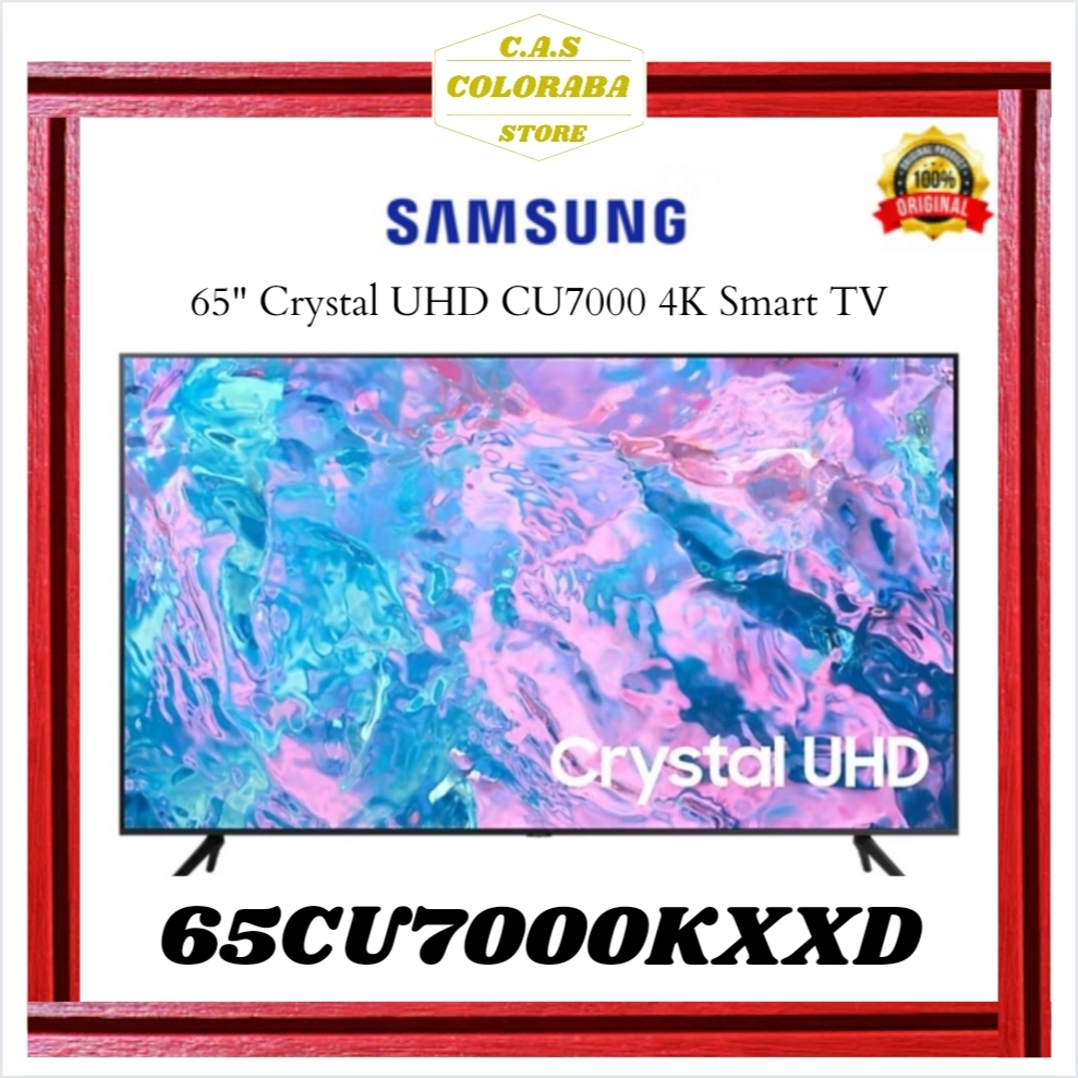 Jual TV SAMSUNG 65CU7000 SMART TV 65 INCH LED 4K UHD UA65CU7000KXXD UA65CU 65CU 65CU7000KXXD ...