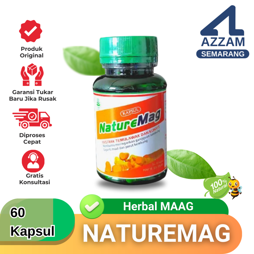Jual NATUREMAG Kapsul Naturemaag Mengatasi Asam Lambung Obat LAMBUNG ...