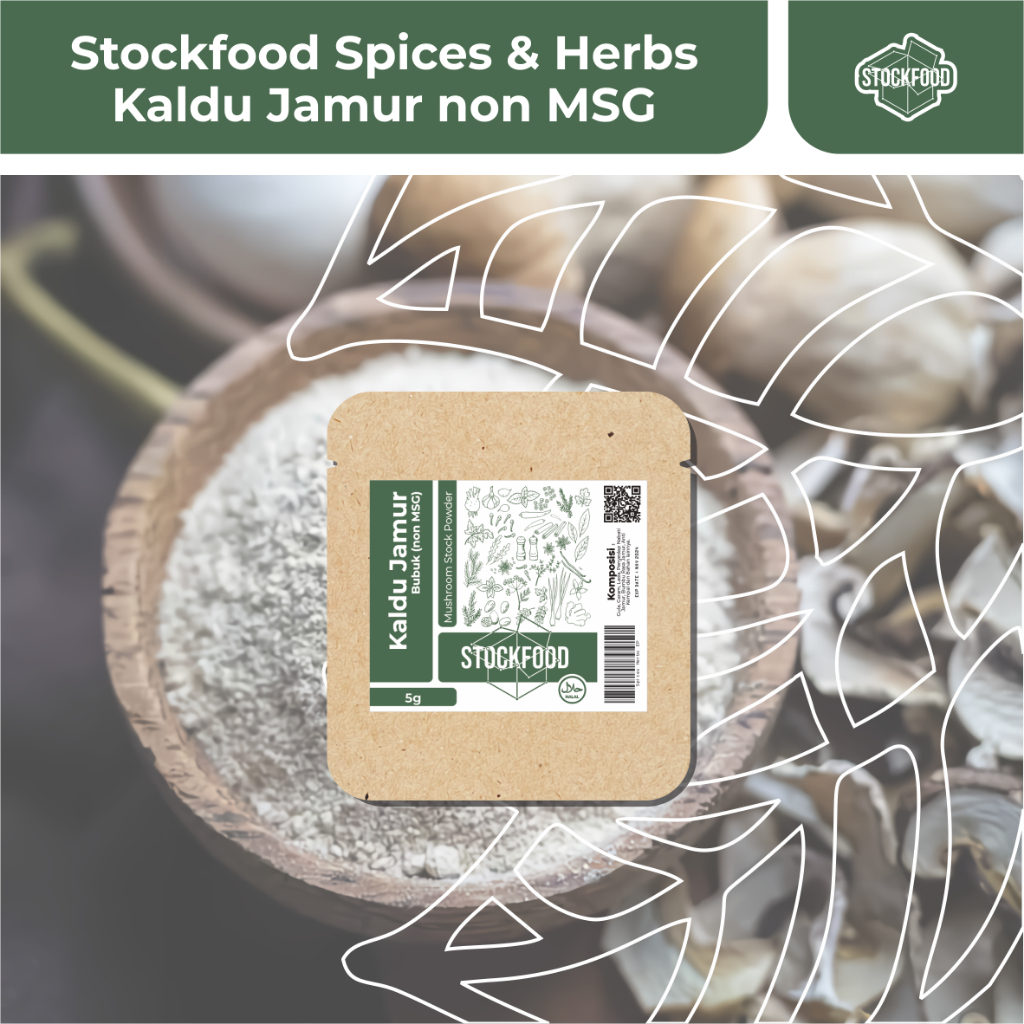 Jual Kaldu Jamur non MSG - Stockfood Spices & Herbs Eco Pack | Shopee ...