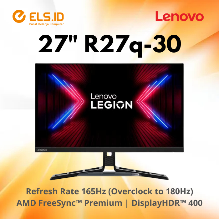 Jual Monitor Lenovo Legion R27q-30 27" QHD IPS 165Hz | Shopee Indonesia
