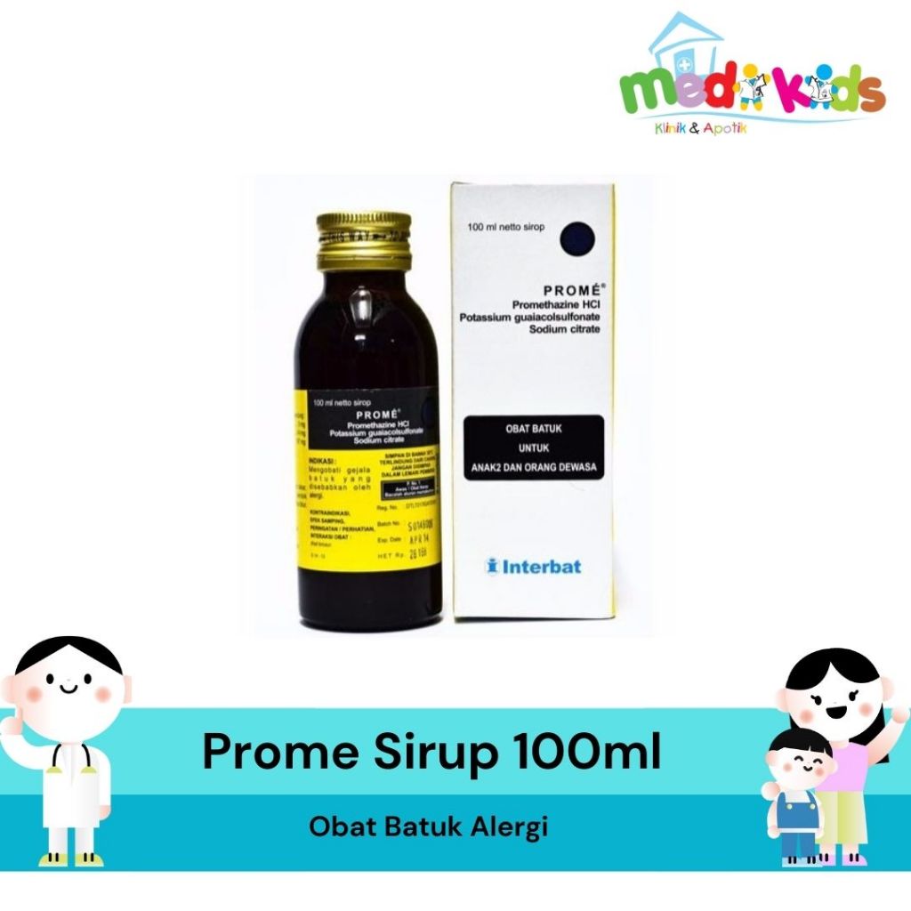 Jual Prome Ekspektoran Expectorant Sirup Syrup 100 ml | Shopee Indonesia