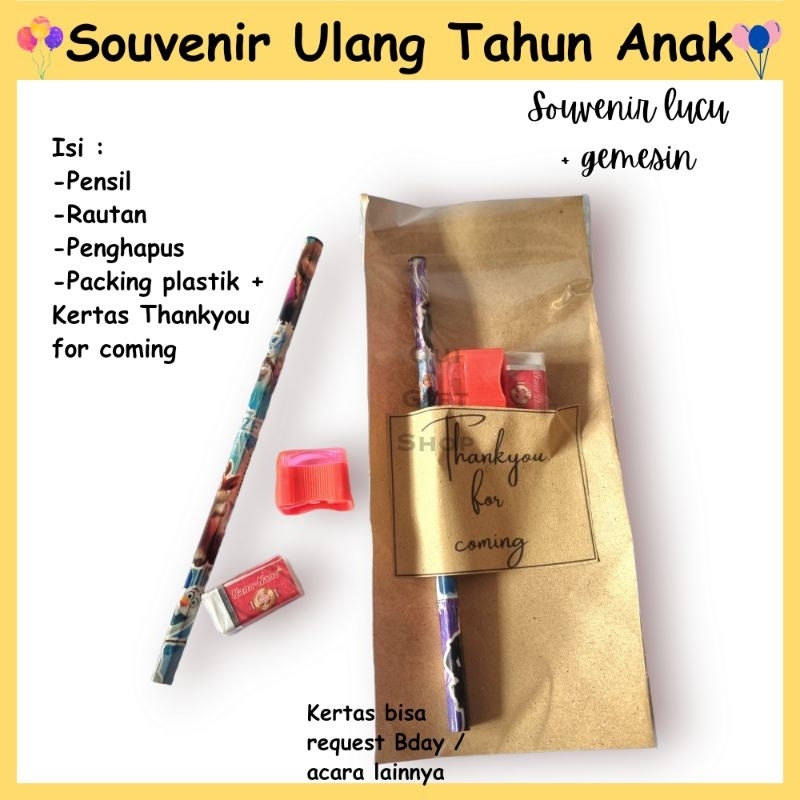Jual Souvenir Ultah / Souvenir Ulang Tahun / Souvenir Acara / Ucapan ...