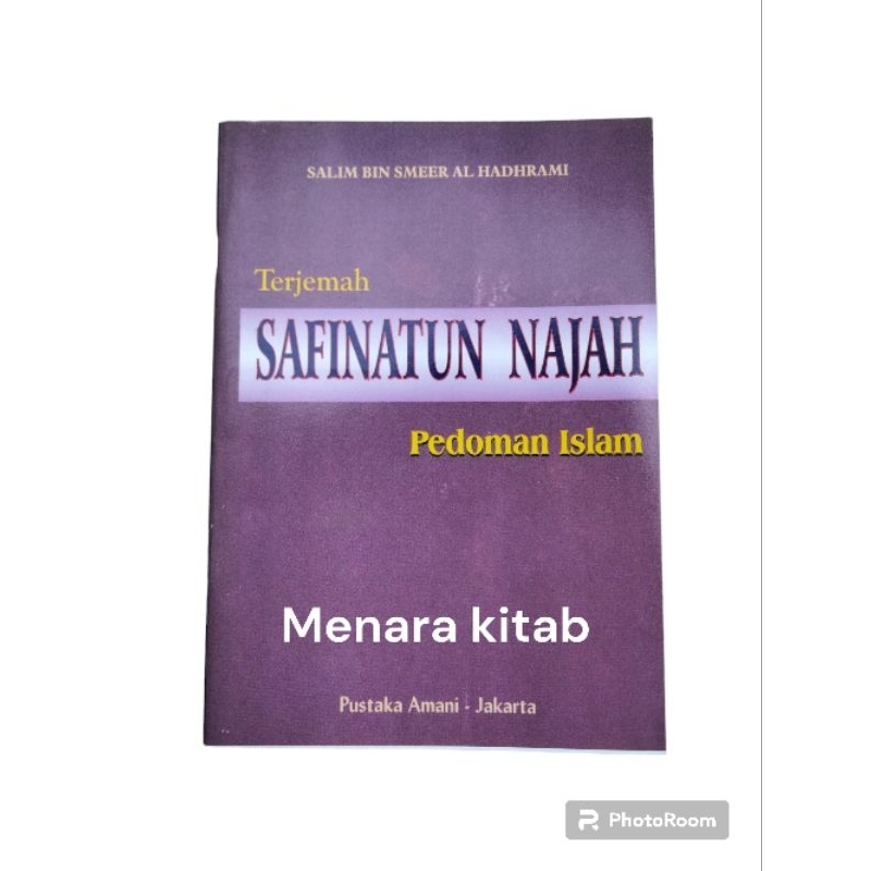 Jual TERJEMAH KITAB SAFINAH,BHS INDONESIA/SAPINAH/SAFINATUNNAJA ...