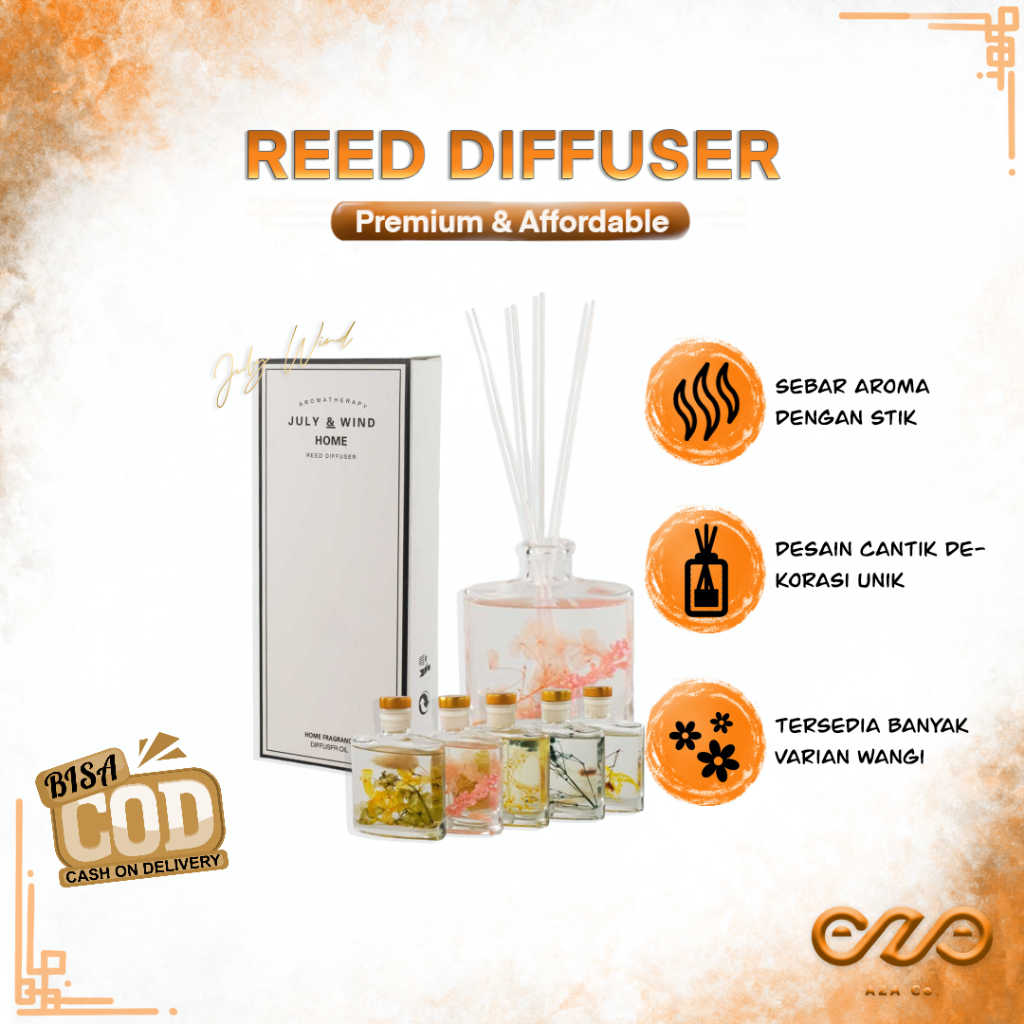Jual Reed Diffuser Pengharum Ruangan Aromaterapi Stik Rotan & Dekorasi ...