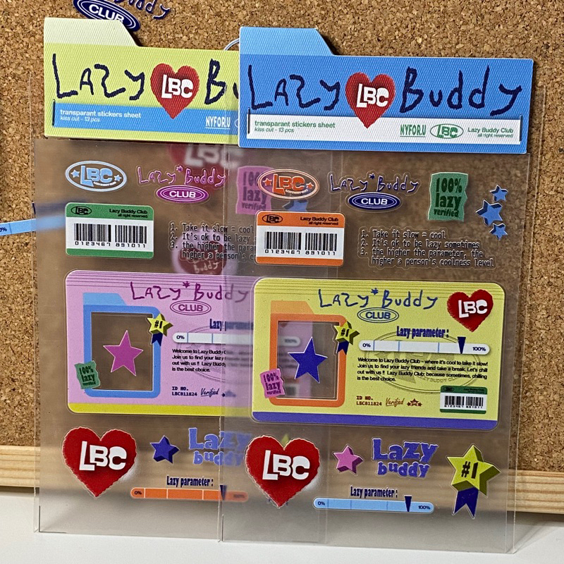 Jual LAZY BUDDY CLUB FRAME DECO STICKER | Shopee Indonesia