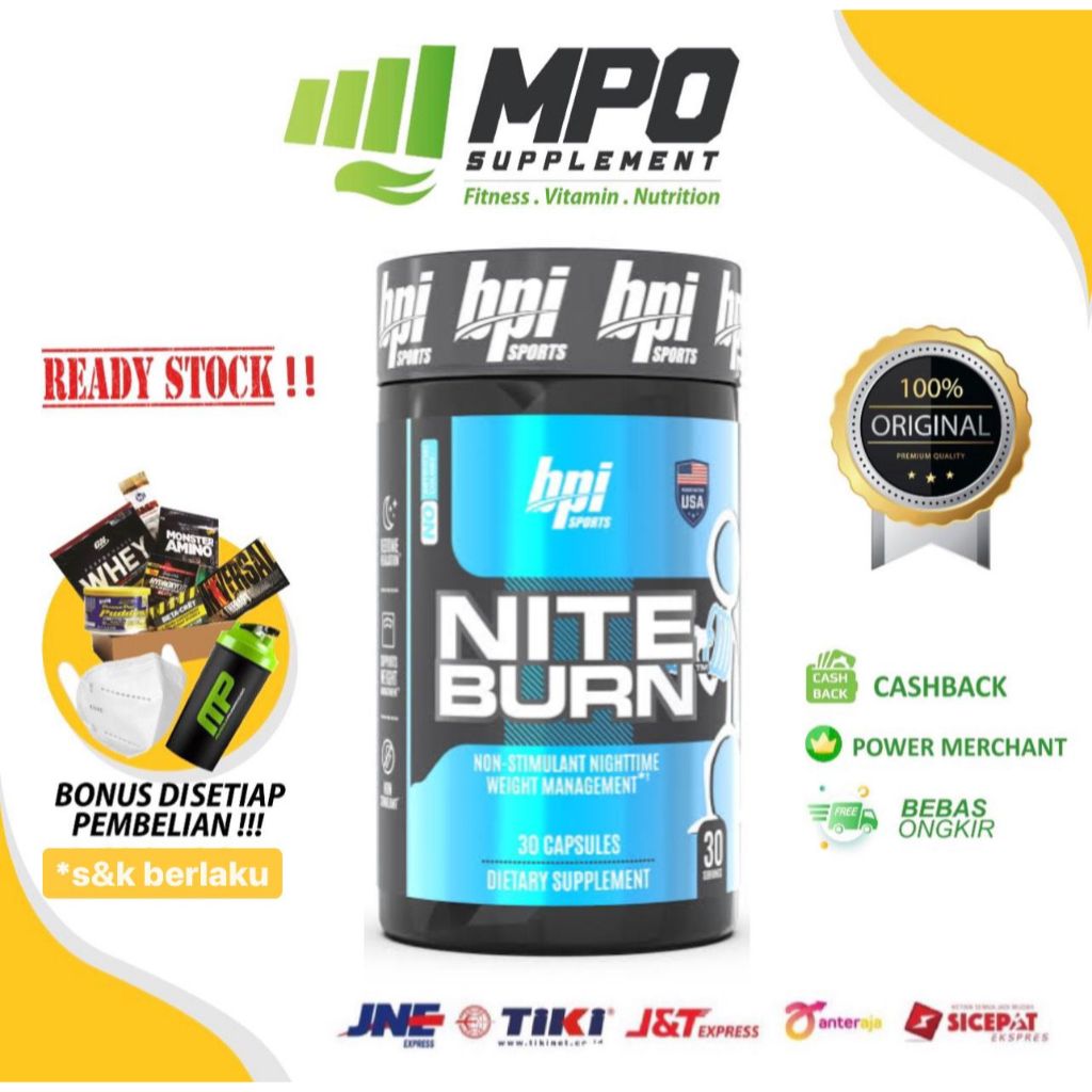 Jual BPI Nite Burn 30 caps BPI Sports Nite Burn PEMBAKAR LEMAK MALAM ...