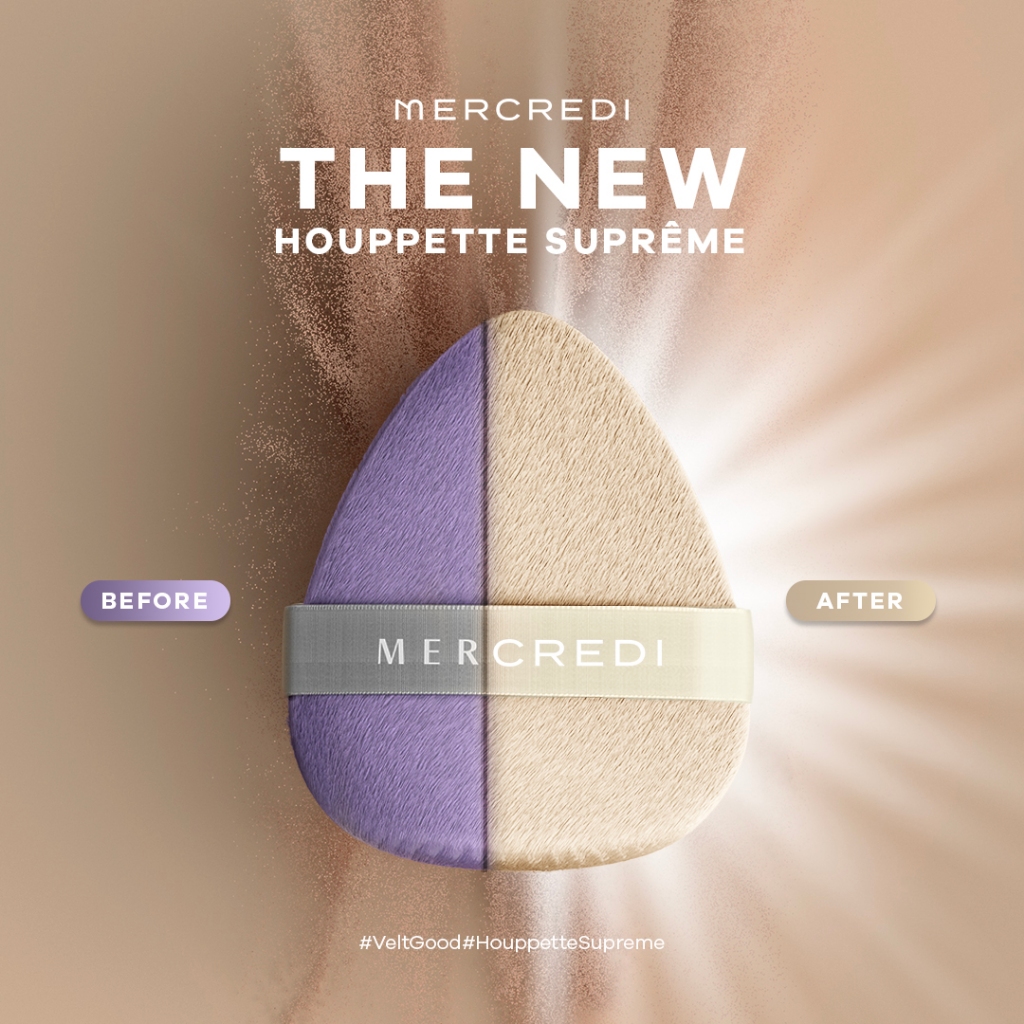 Jual MERCREDI - Houppette Suprême | Supreme Powder Puff | Shopee Indonesia