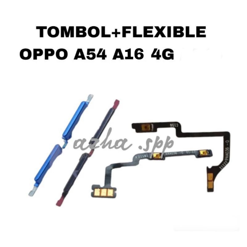 Jual FLEXIBLE FLEKSIBEL ON OFF VOLUME OPPO A54 4G / A16 2021 TOMBOL LUAR (HANYA TOMBOL VOLUME ...
