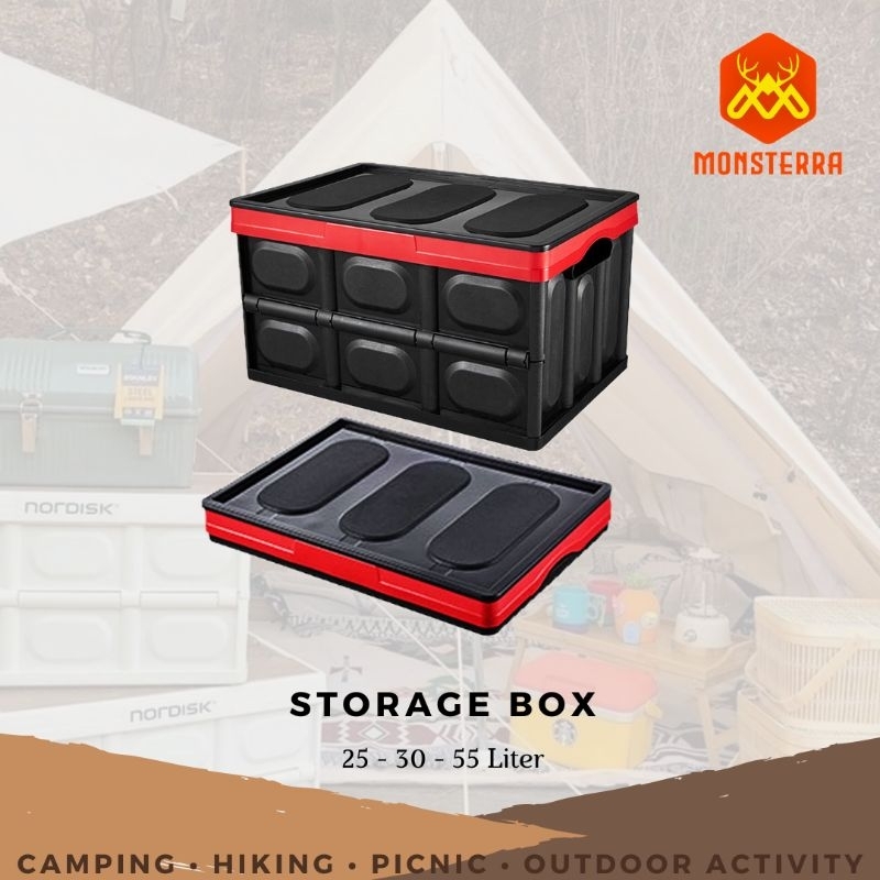 Jual Storage Box Camping Kotak Penyimpanan Lipat Multifungsi Bagasi ...