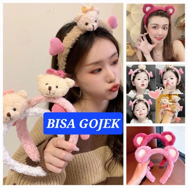 Jual MS | Bando lotso / bando beruang/ bando telinga beruang | Shopee ...