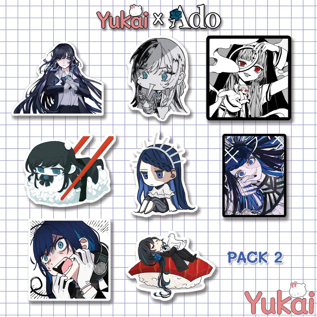 Jual Stiker Pack Ado Premium, Sticker Anime Waterproof | Shopee Indonesia