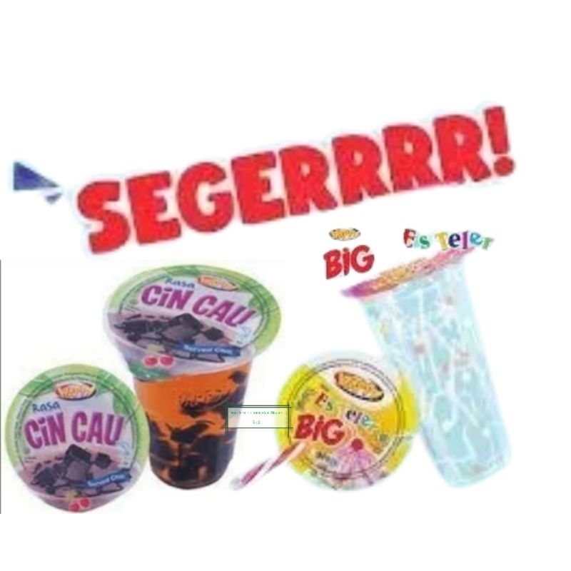 Jual Happy Es Teler BIG dan es Cincau 1 Dus / Karton isi 24Pcs | Shopee ...