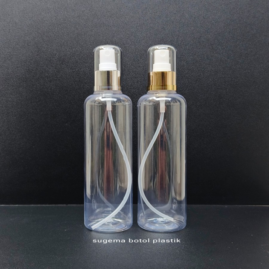 Jual Botol Spray 250ml Pet Clear / Botol Br 250 Ml Mist Spray Gold Dan ...