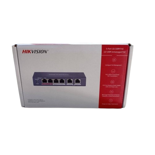 Jual Switch Hub Hikvision 4-Port PoE DS-3E0106P-E/M | Shopee Indonesia