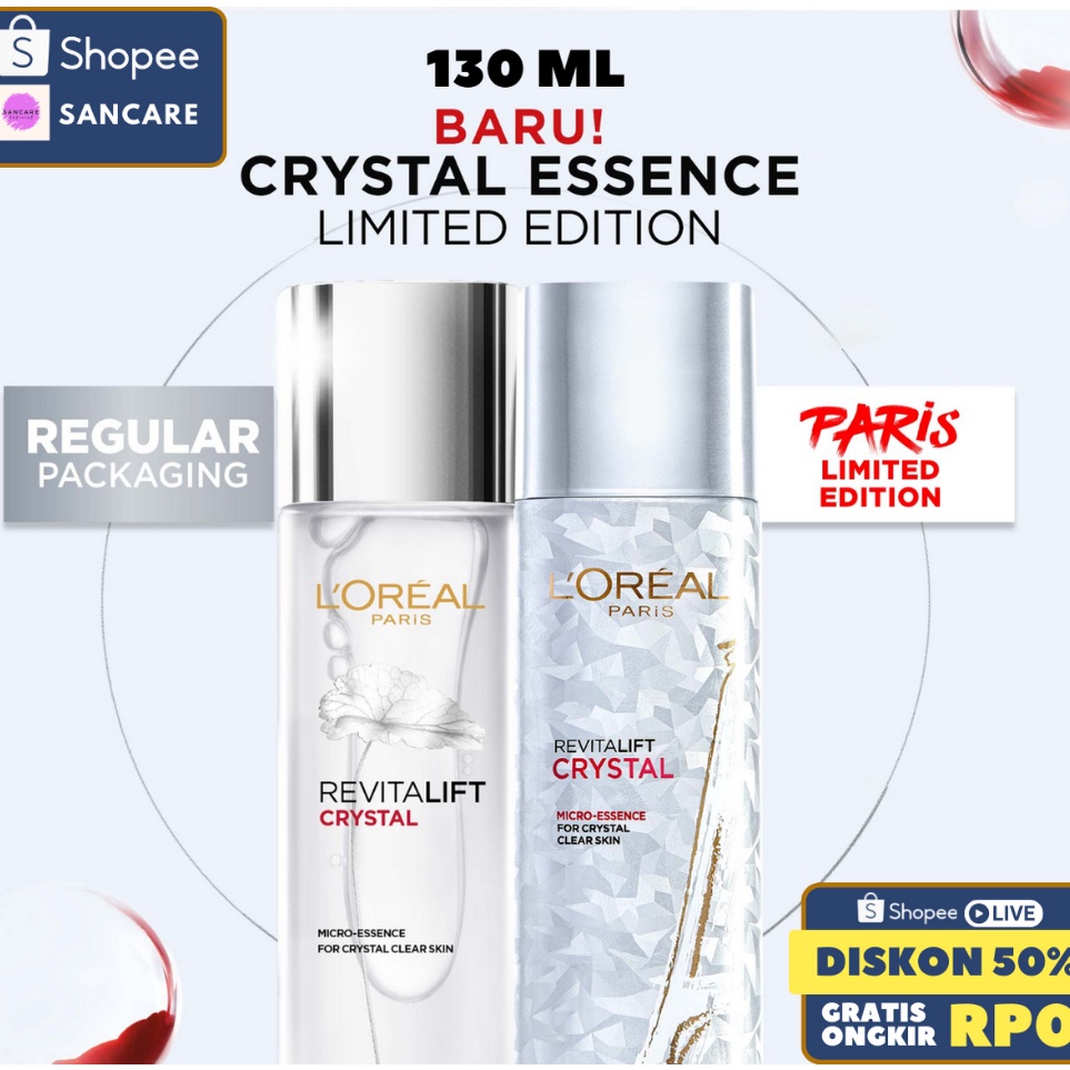 Jual MANTAP LOREAL PARIS REVITALIFT CRYSTAL MICRO ESSENCE SERUM WATER ...