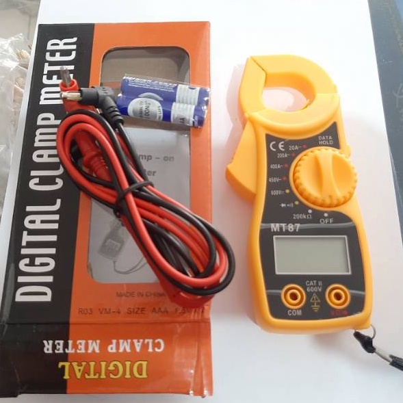 Jual E Digital clamp meter tang ampere mt 87 tang amper kuning Terkini ...