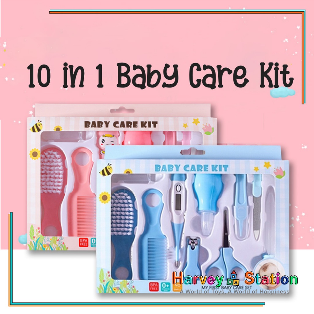 Jual Baby Care Kit Set Termo Alat Perawatan Bayi 10in1 Termometer Sisir ...