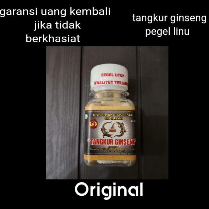 Jual jamu racik kapsul TANGKUR GINGSENG varian PEGEL LINU lebih ...