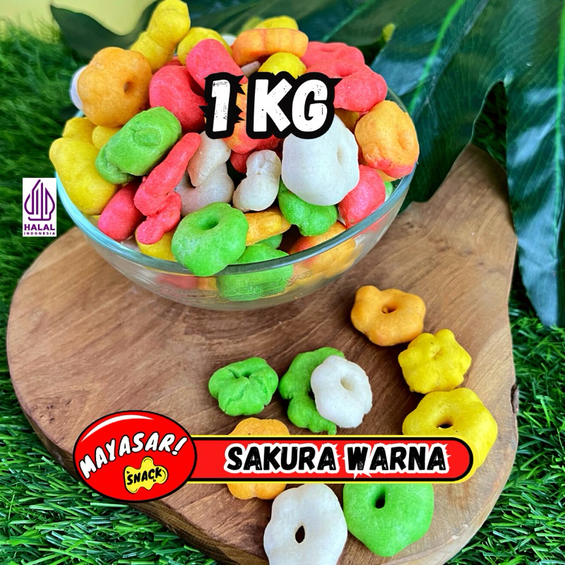 Jual SNACK SAKURA WARNA SAKURA RIBUT 1kg | Shopee Indonesia