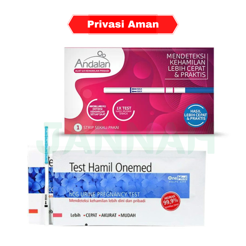 Jual Jannah Test Pack Onemed & Steril Medical Tes Hamil / Tes Kehamilan ...