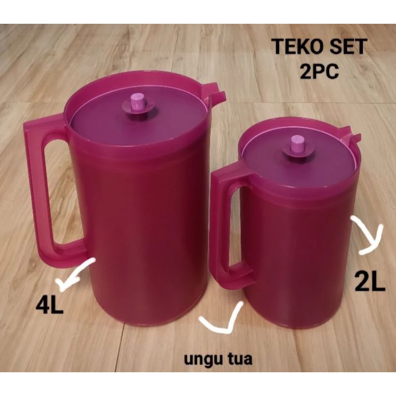Jual ORIGINAL TUPPERWARE TEKO SET 5PC | Shopee Indonesia
