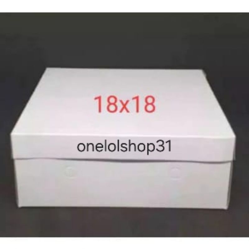 Jual Kotak Box Nasi 18x18 400Gram / Dus Nasi Kotak Uk 18x18 Isi 50pcs | Shopee Indonesia