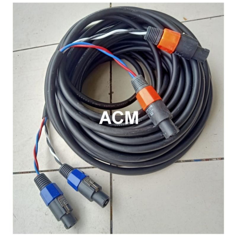 Jual KABEL SPEAKER CRIMSON 4x1,5 PANJANG 15 METER TERPASANG JACK SPIKON ...