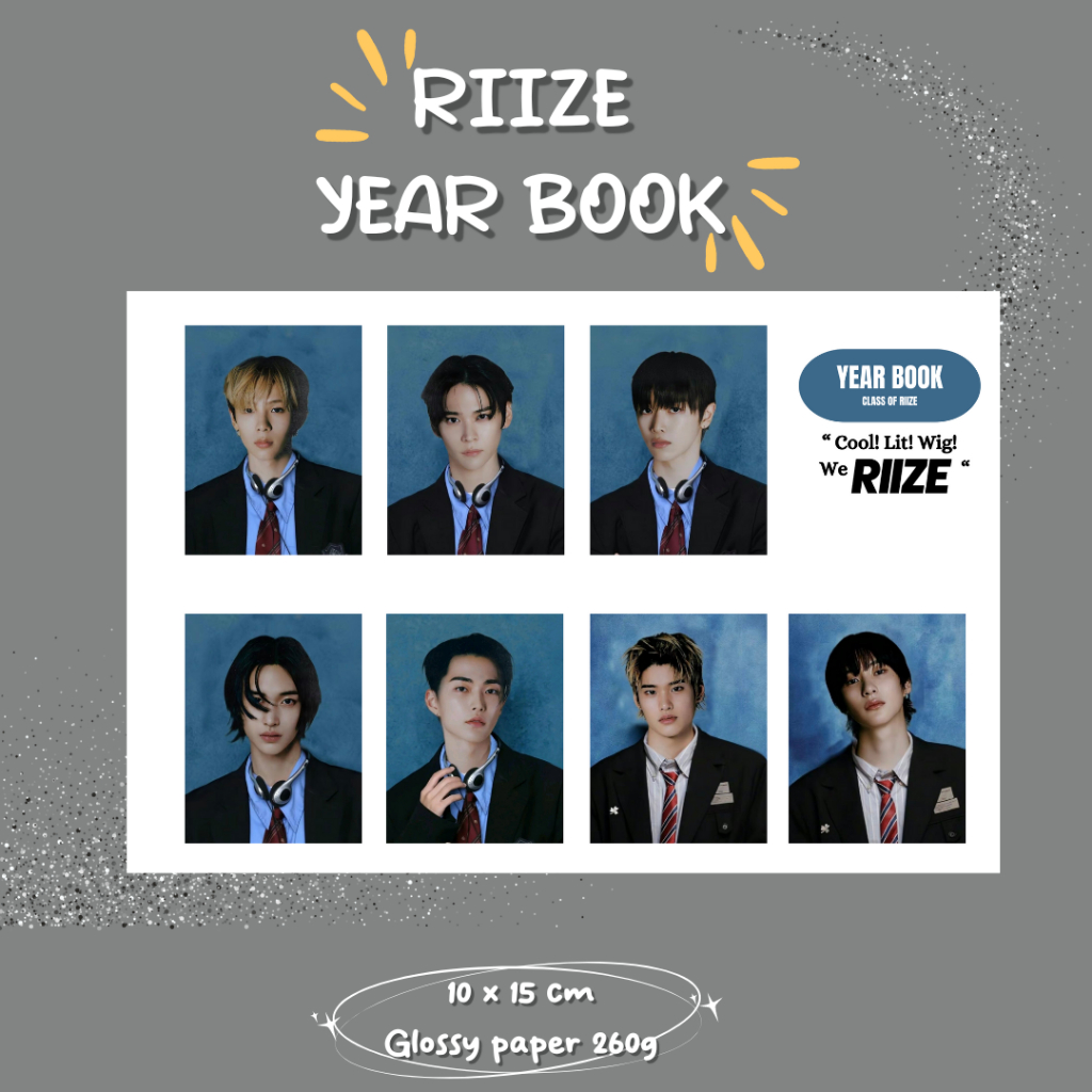 Jual RIIZE PAS FOTO YAER BOOK 2023 ALL MEMBER | Shopee Indonesia