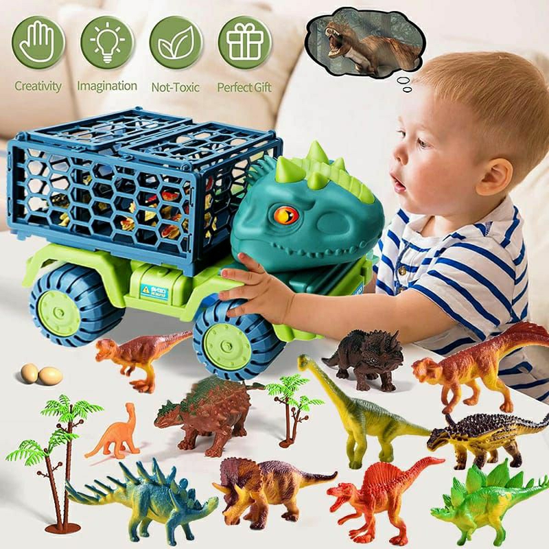 Jual [ SJB ] Truck Dinosaurus / Mobil dinosaurus Mainan Truk Besar ...