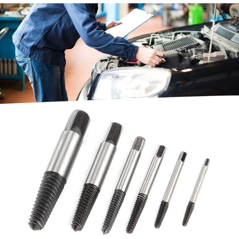 Jual Set Mata Bor Extractor Broken Screw Remover Kit 5 in 1 - TL00170 ...