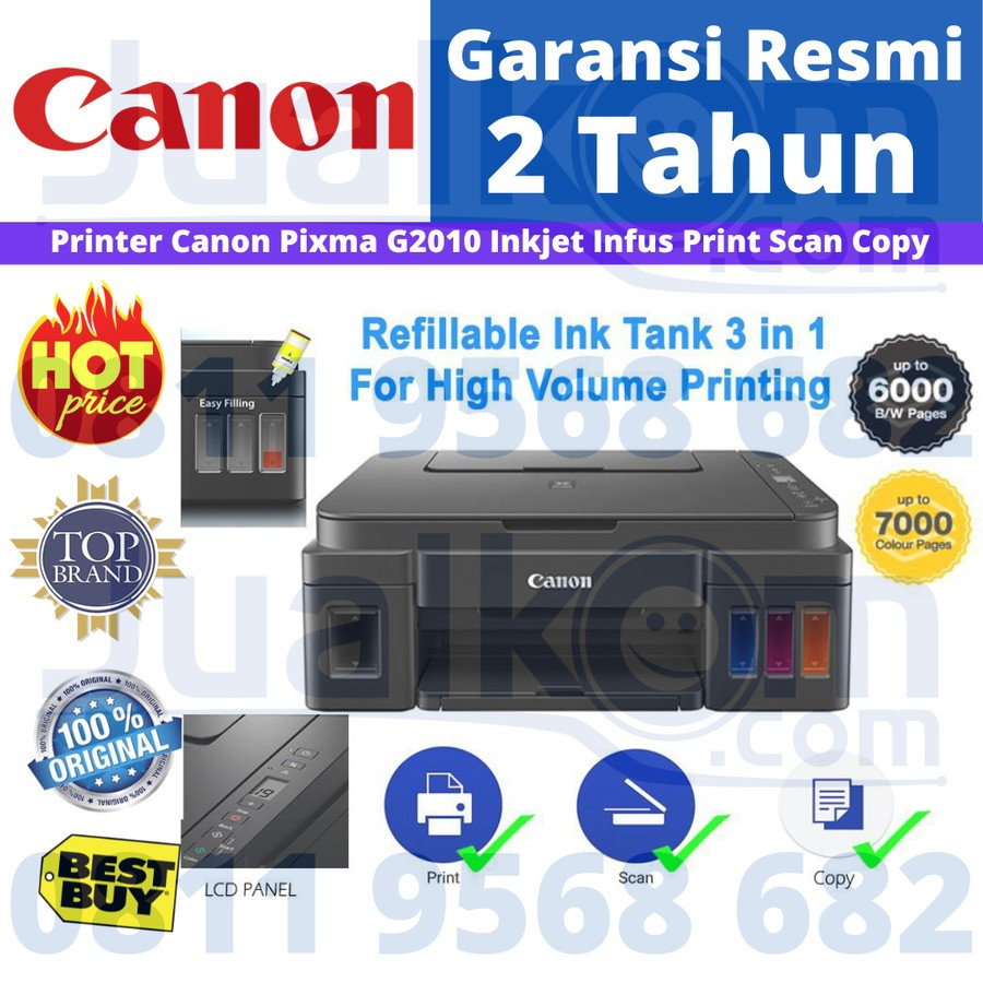 Jual Printer Canon Pixma G2010 G 2010 Print Scan Copy all in One | Shopee Indonesia
