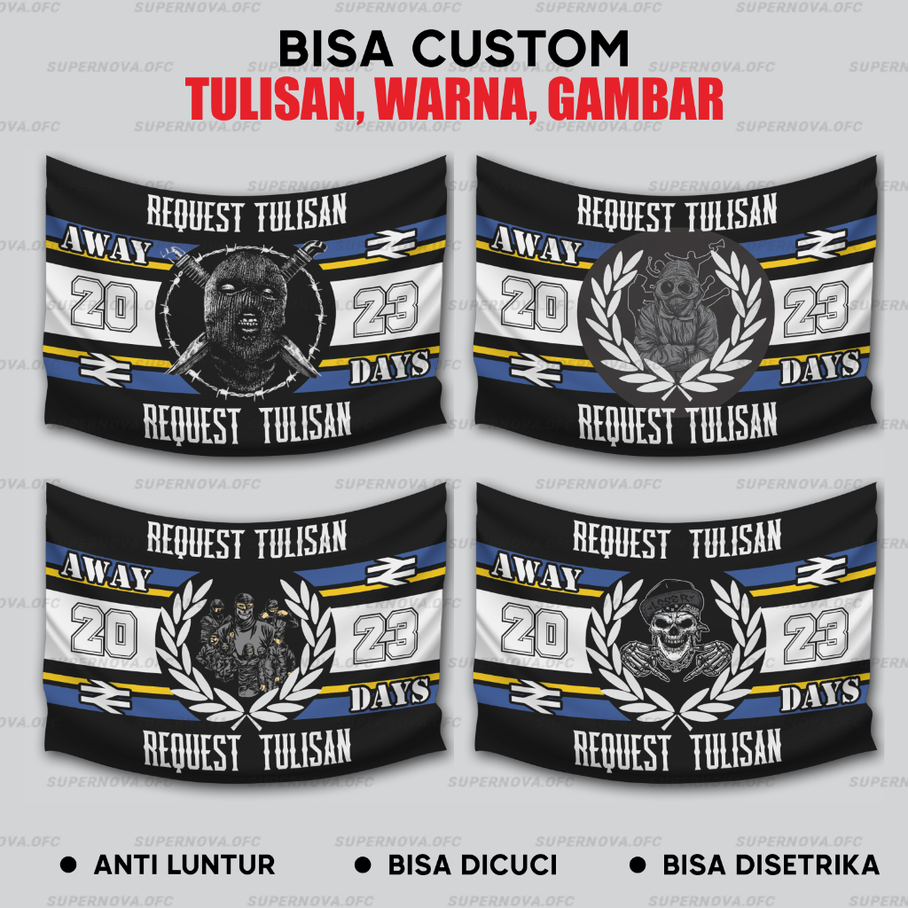 Jual BENDERA BASIS SUPORTER JUMBO BEBAS REQUEST | BENDERA KOMUNITAS ...