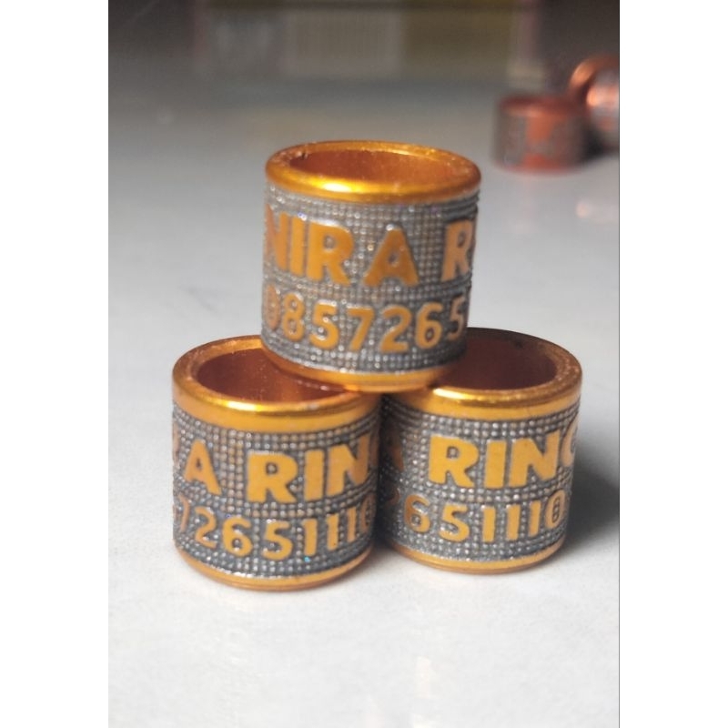 Jual 25 BIJI RING BURUNG MERPATI ALUMUNIUM GRAFIR TIMBUL | Shopee Indonesia