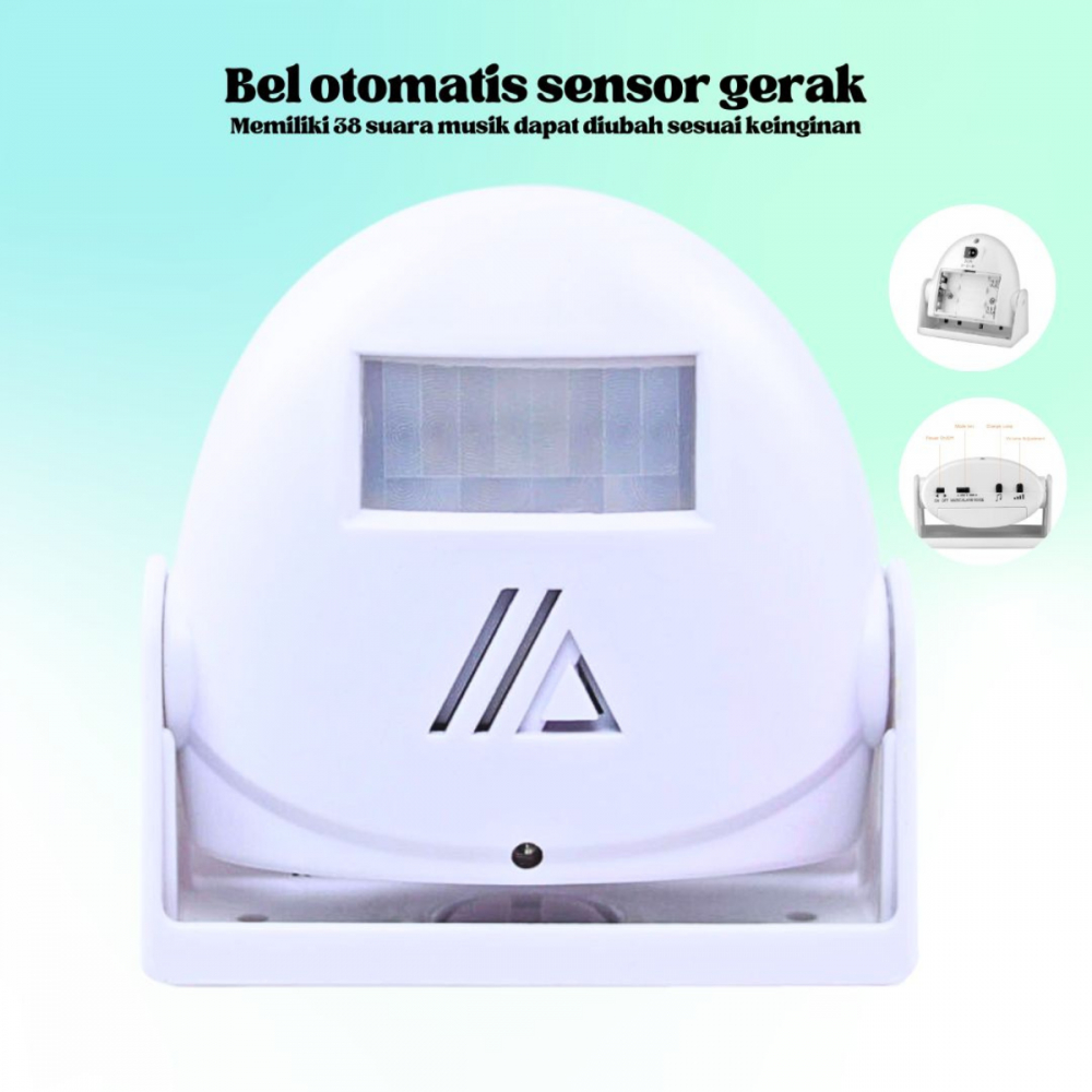 Jual Bel Selamat Datang Bel Pintu Otomatis Dilengkapi Sensor Gerak ...