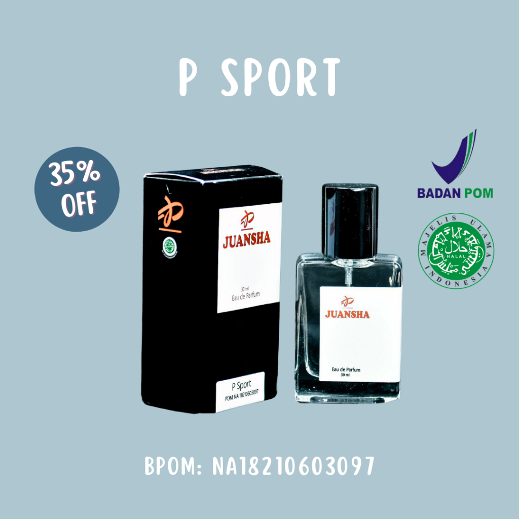 Jual JUANSHA PARFUM P SPORT | PARFUM P SPORT | PARFUM UNISEX | PARFUM ...