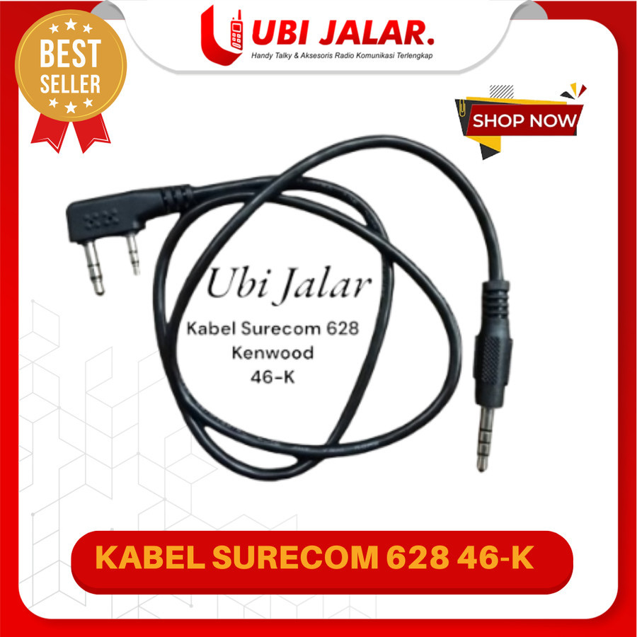 Jual Kabel Surecom 628 46-K Untuk HT Kenwood THK20A Baofeng UV5R ...