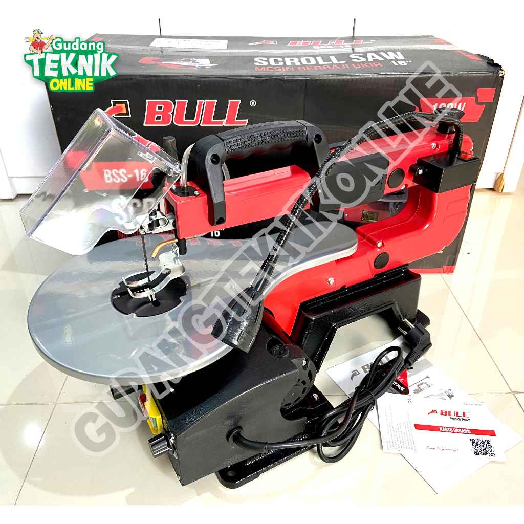 Jual Mesin Scroll Saw 16" BULL BSS-16 Gergaji Pigura Akrilik Ukir ...