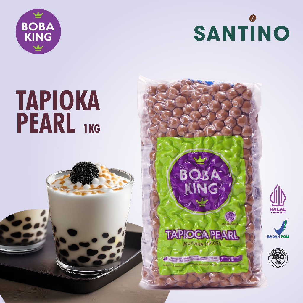 Jual Bobaking Tapioca Pearl - Topping Boba 1 Kg | Shopee Indonesia