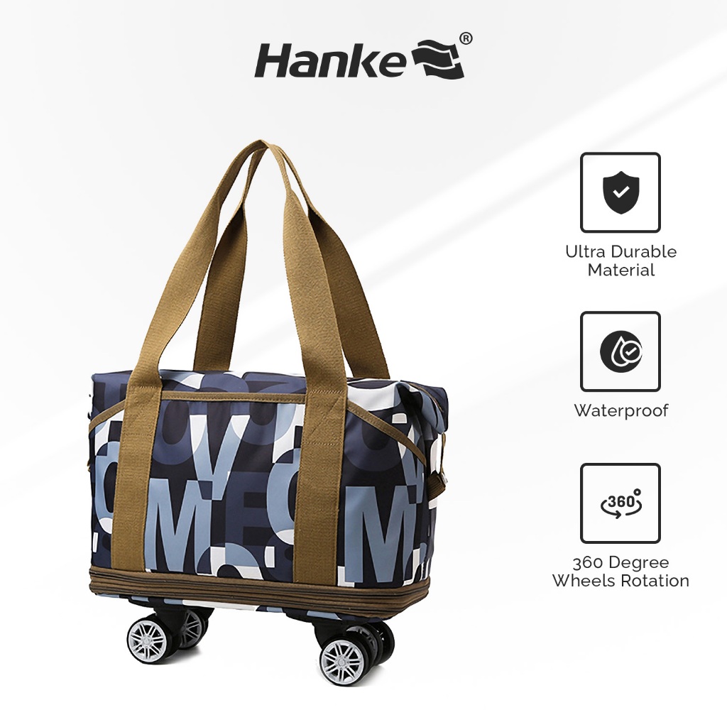 Jual Hanke Tas Trolly Roda Trolley Koper Travel Slempang HandBag ...