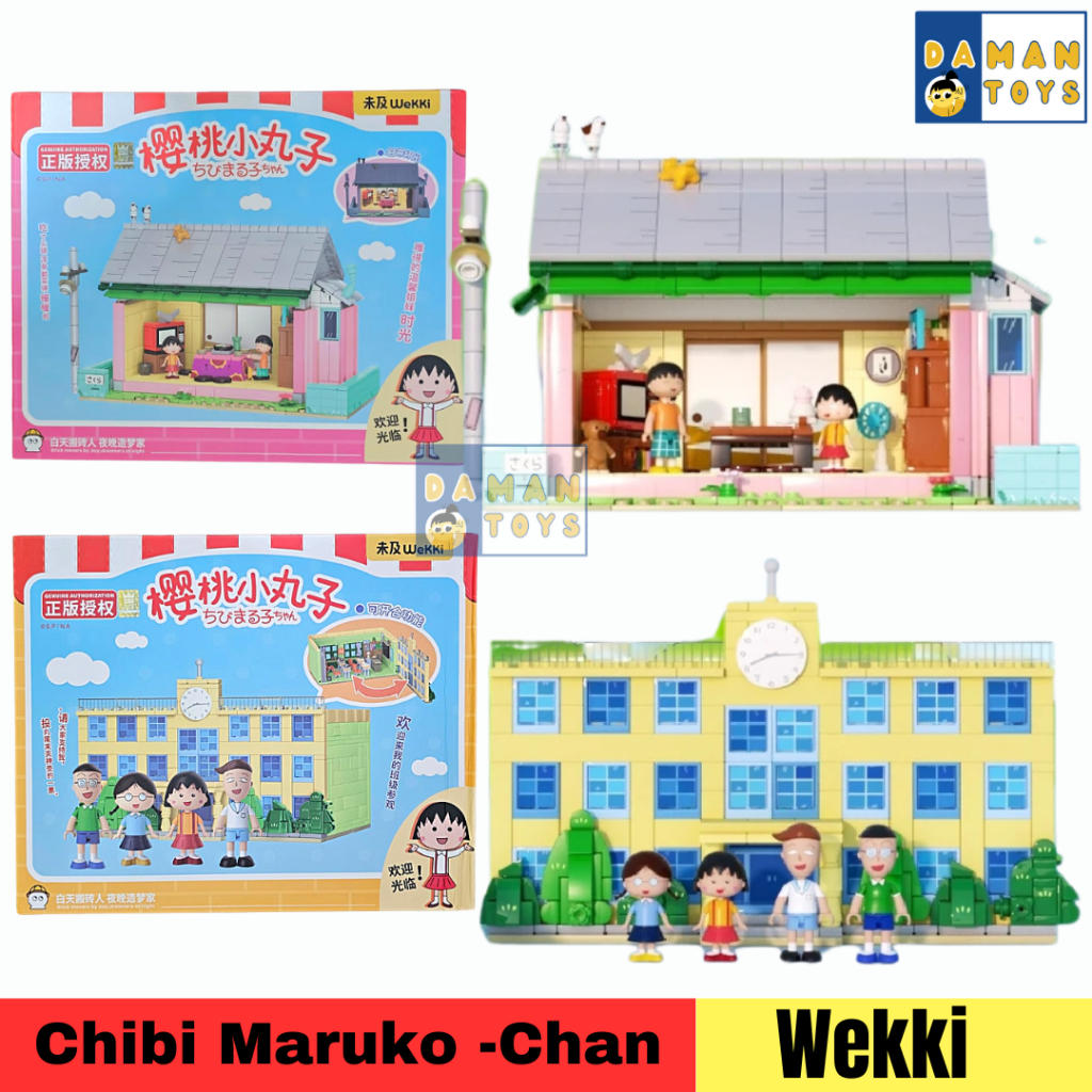 Jual Wekki Bricks 90s Chibi Maruko Chan Chans Classroom Living Room ...