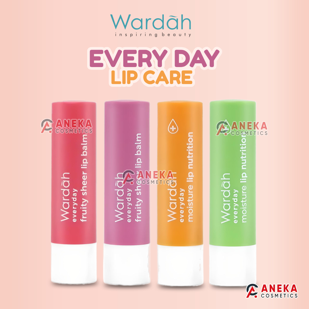 Jual WARDAH Everyday Fruity Sheer Lip Balm | Wardah Lip Nutrition ...
