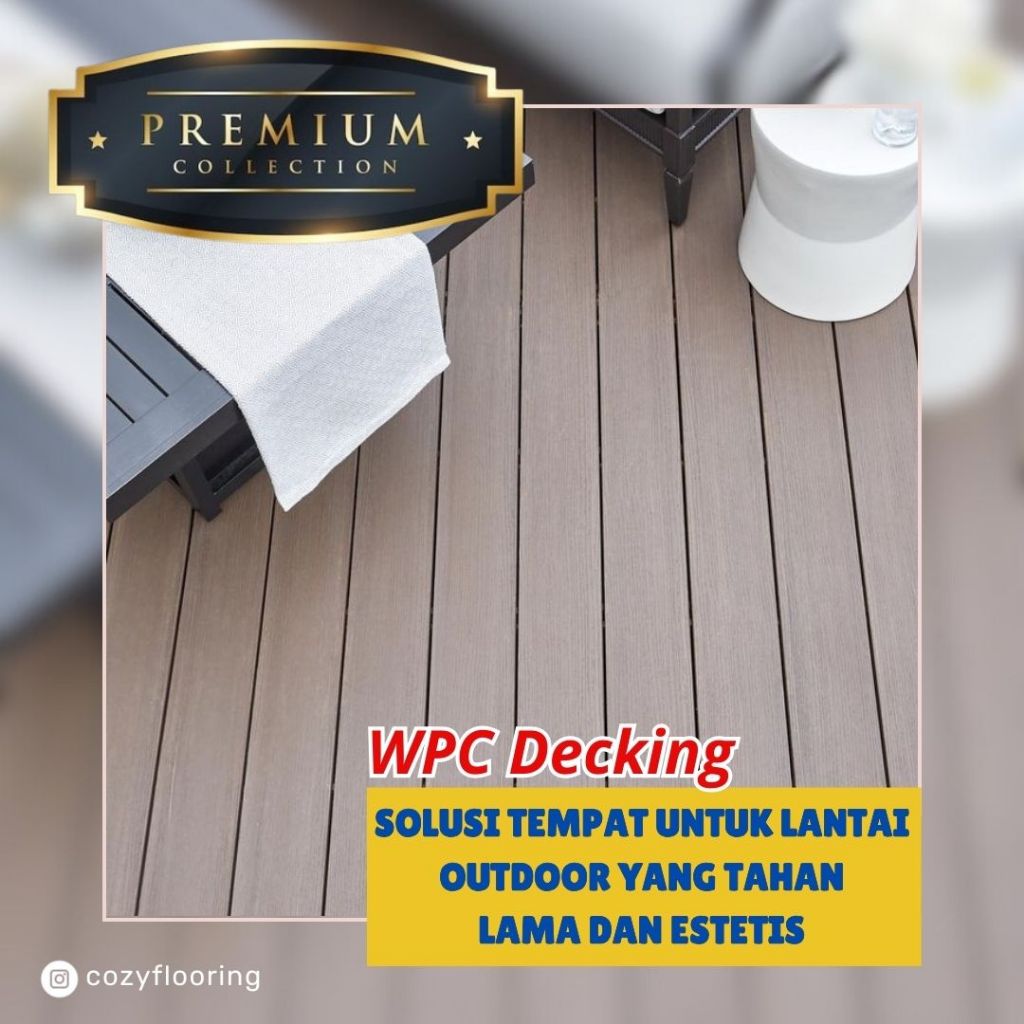 Jual WPC DECKING LANTAI ANTI RAYAP / WPC OUTDOOR TAHAN LAMA | Shopee ...