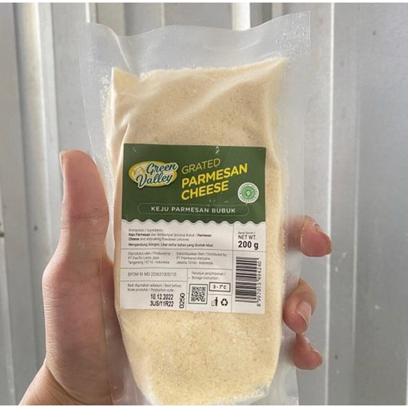 Jual Parmesan Green Valley kemasan 200 gr | Shopee Indonesia