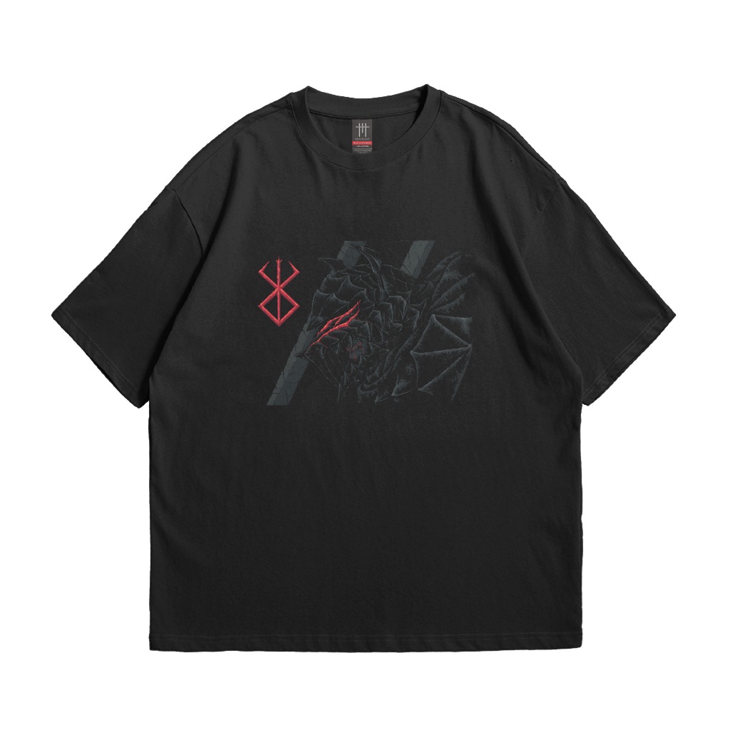Jual KAOS T-SHIRT BERSERK ARMOR OVERSIZE COMBED 24S | Shopee Indonesia