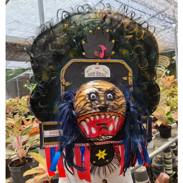 Jual Mainan reog ponorogo mini anak /topeng reog ponorogo spon | Shopee ...