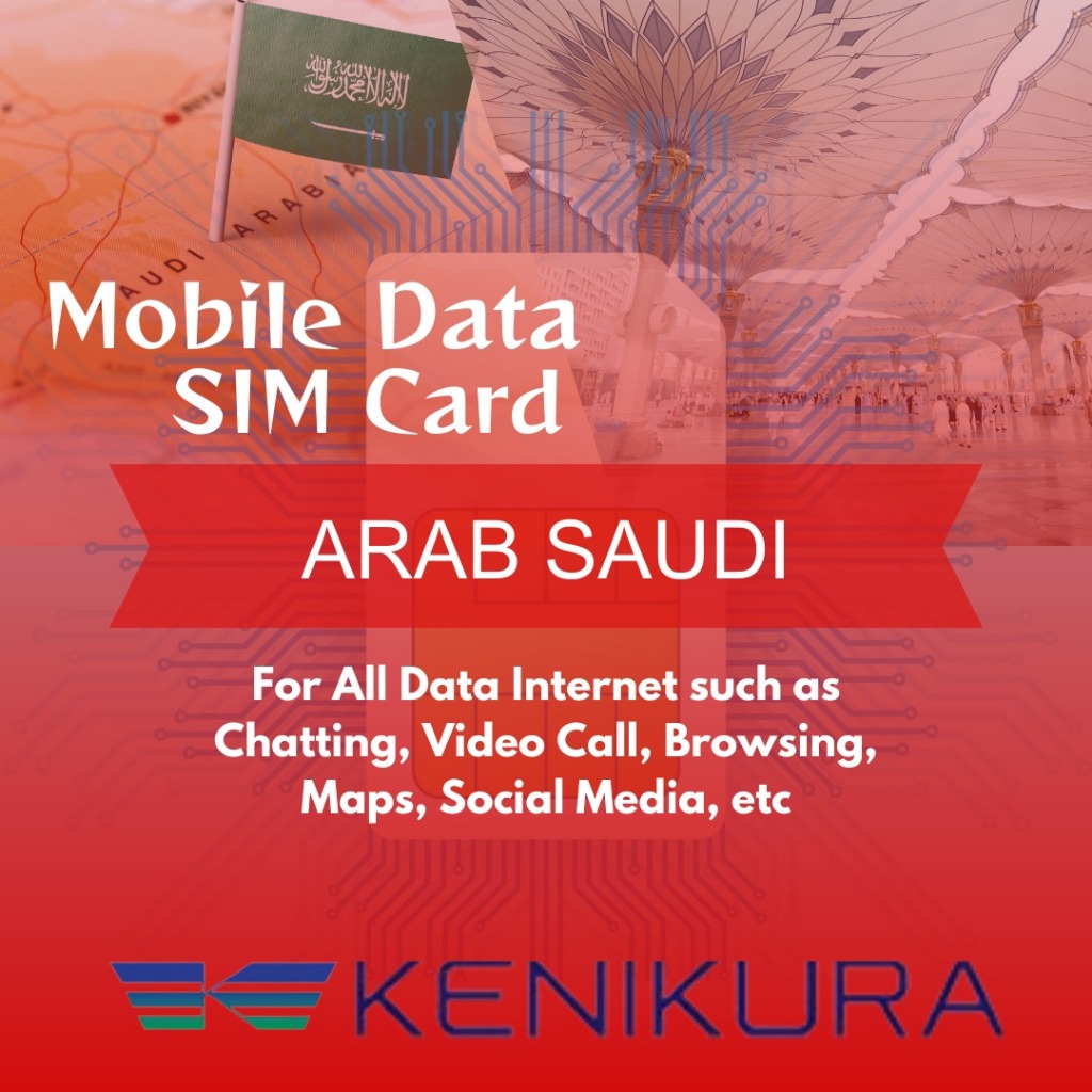 Jual 3 / 5 / 7 hari sim card Arab Umroh Saudi Arabia kartu simcard Arab ...