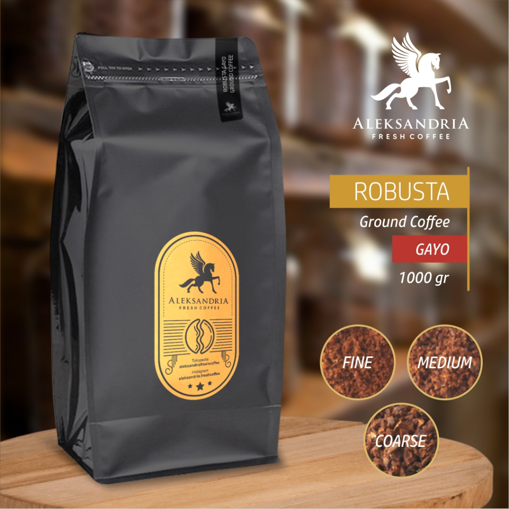 Jual Kopi Roasted Robusta Gayo Giling/Bubuk/Powder | Shopee Indonesia