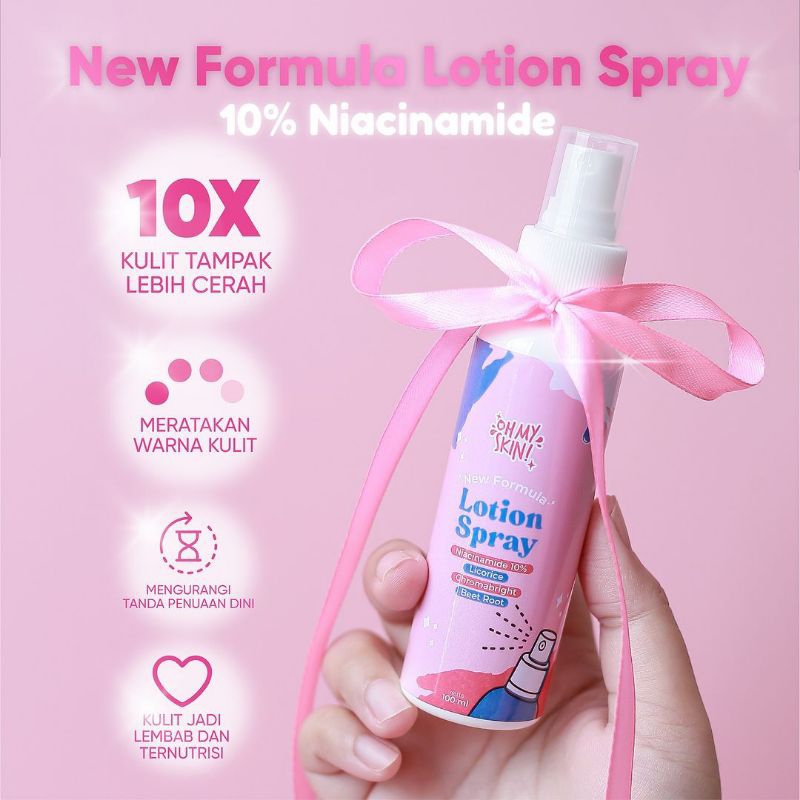 Jual Lotion Spray Ohmyskin New Formula | Shopee Indonesia