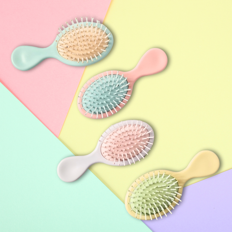 Jual SISIR OVAL SISIR RAMBUT PIJAT AIR COMB WARNA PASTEL / PADDLE HAIR ...