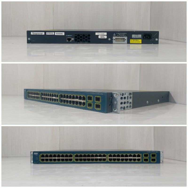 Jual Switch Cisco Catalyst 3560G series WS-C3560G-48TS-S V03 | Shopee ...
